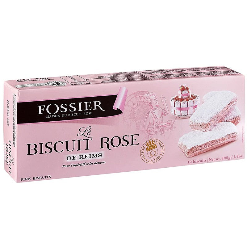 Reims pink biscuits 100g - Fossier — La Bottega di Nonna Vittoria
